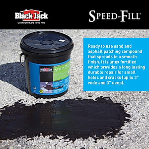 BlackJack Speed-Patch Blacktop Crack & Hole Repair