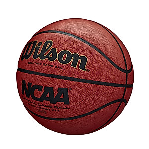 WILSON Sporting Goods NCAA Official Game Basketball, Intermediate - 28.5", Orange (1B0701R)