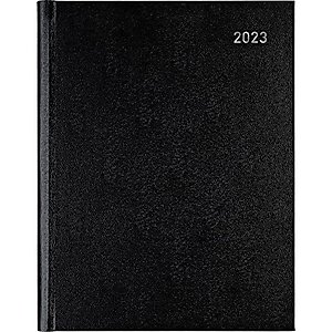 Office Depot® Brand Weekly Appointment Book, 8" x 11", Black, January To December 2023, OD711000