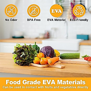 Corodo Shelf Liner for Kitchen Cabinets, 12 Inch x 20 FT, Non Adhesive Drawer Liner, Washable Cabinet Liner, Waterproof Non Slip Refrigerator Liners (Clear)