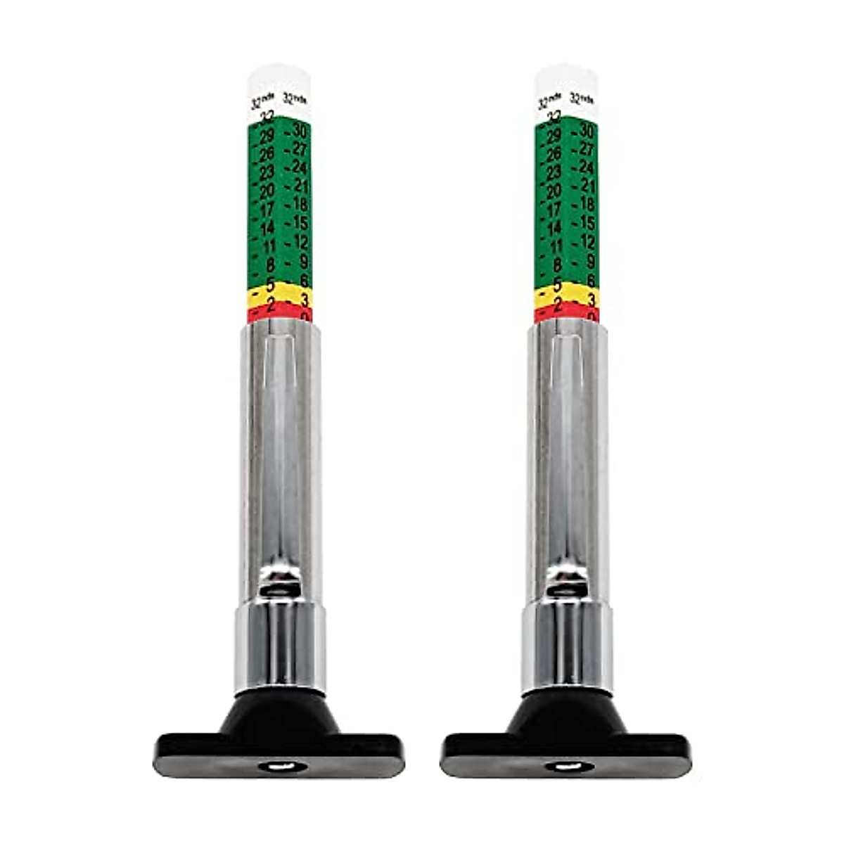Tire Tread Depth Gauge, 2 Pack