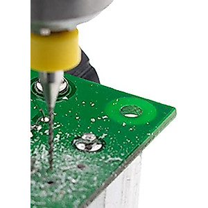 KEWAYO 10 Pcs 0.3mm-1.2mm Drill Bit Set Carbide Micro CNC Twist Bits, PCB Drill Bit Set, Mini Drill Bit 1/8" Shank for Print Circuit Board, Amber, Beeswax, Rough Stone, Dremel, Jewelry