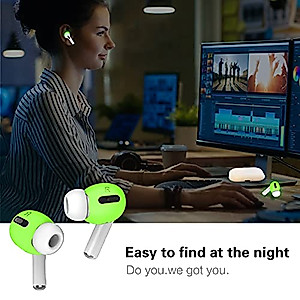 [5 Pairs] for AirPods Pro Ear Tips Covers, WQNIDE Silicone Anti-Slip/Dust/Shock Ear Covers Accessories Compatible with Apple AirPods Pro 1st Generation (5 Colors)