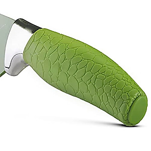 Chef Essential Carbon Steel Culinary Knife Set – 6-Piece Sharp Knife Set – Meat, Veggie, Bread Knife Set – Nonstick Chef Knife Cooking Knives – Professional Sharp Kitchen Knife Set Without Block