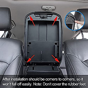 JDMCAR Center Console Armrest Cover Compatible with 2023 Toyota 4Runner Accessories 2010-2020 2021 2022，Customized Neoprene Center Console Protector
