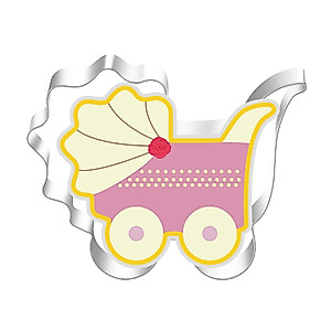 Baby Party Cookie Cutter 7-piece Set, Baby-themed Party Bibs Pacifiers Pushers Bottles Bows Clothes Pants Combination, the Preferred Gift for Babies