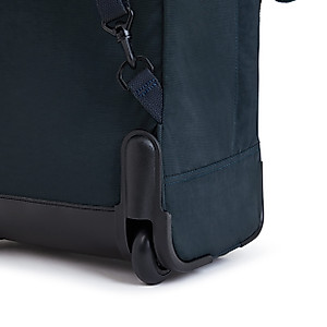 Kipling Women's Sanaa Large Rolling Backpack, Adjustable Padded Straps, Slide-Up Handle, Crinkle Nylon Backpack