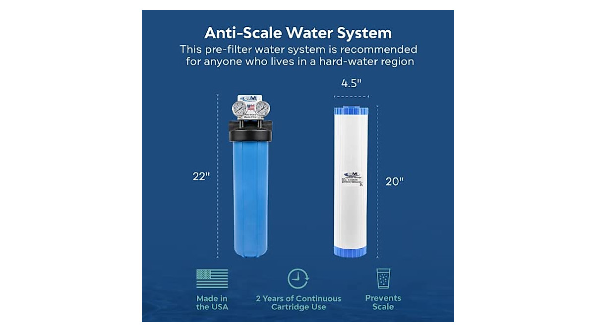 Anti-Scale Water Filter System for Tankless Heaters | No-Scale Filter