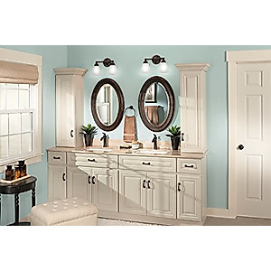 Moen YB2286ORB Brantford Collection Traditional Single Post Bathroom Hand-Towel Ring, Oil-Rubbed Bronze