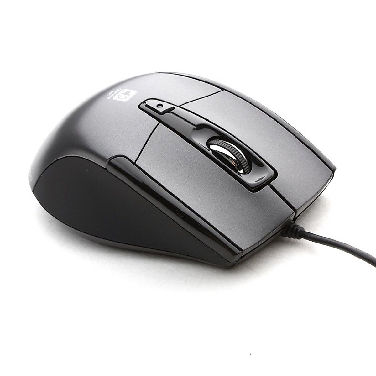 Noiseless USB Optical Gaming Computer Wheel Mouse 1600 DPI Super Quiet JNL-101K Black Silent