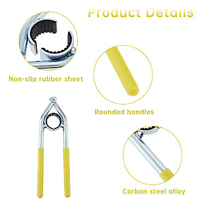 PNXKTXO 2pcs Faucet Aerator Removal Tool, Faucet Wrench for Kitchen Bathroom Aerator/Sink Faucet Replacement Part Repair Spanner