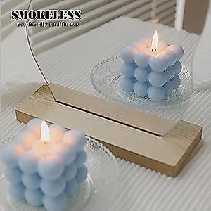 Bubble Cube Candle Gifts Pack,Scented Candles for Home Scented Home Decor,29 hrs Long Lasting,House Warming Gifts New Home