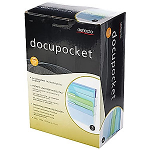 Deflect-O Expanding File Pockets, (DEF73601RT)