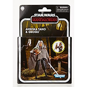 STAR WARS The Vintage Collection Ahsoka Tano and Grogu Deluxe Action Figure Set, 8 Pieces