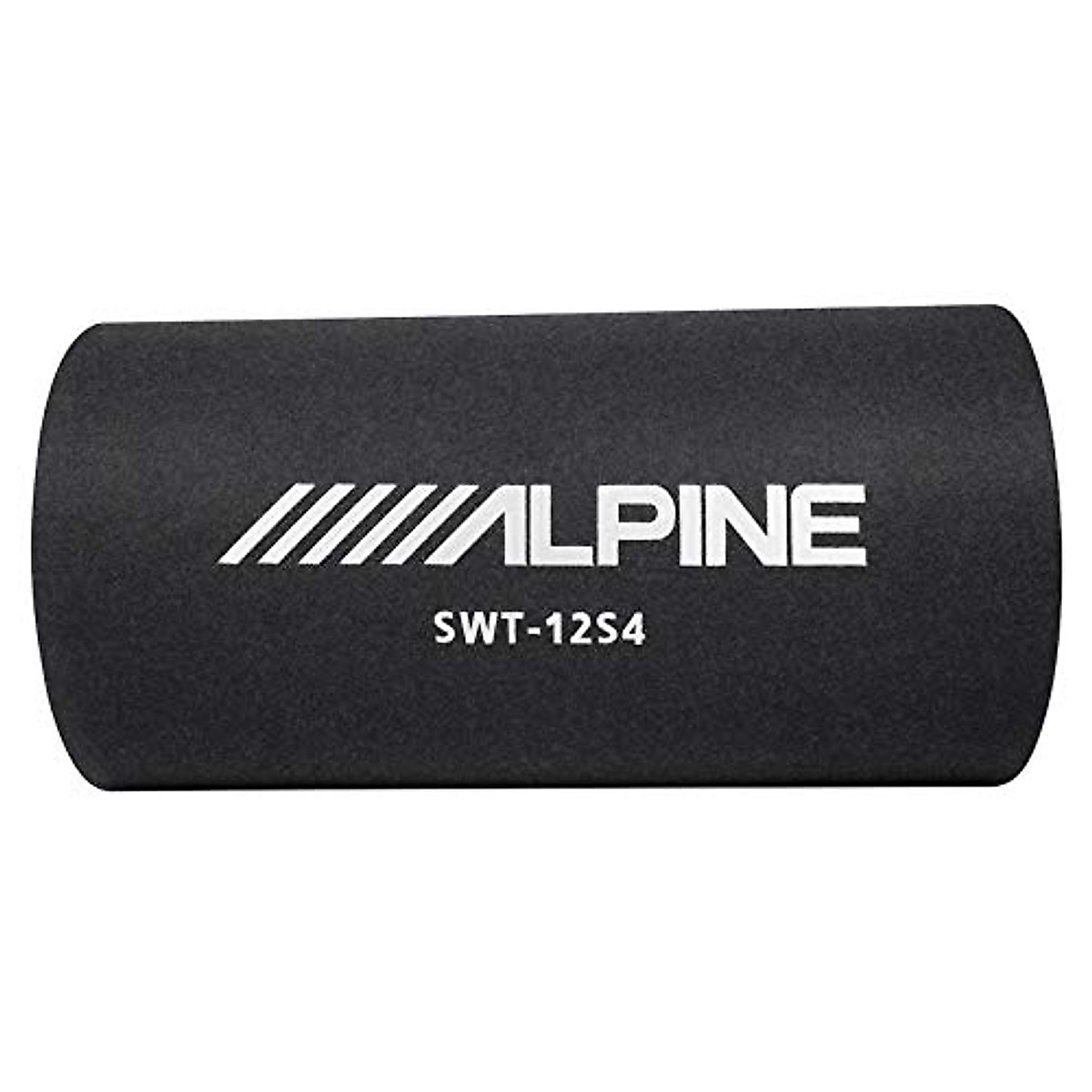 Alpine SWT-12S4 1000 Watt 12" Car Audio Bass Tube Subwoofer Bundle with Amplifier and Amp Kit