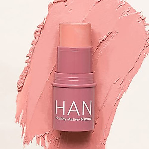 HAN Skincare Cosmetics Vegan, Cruelty-Free 3-in-1 Multistick for Cheeks, Lips, Eyes, Innocence