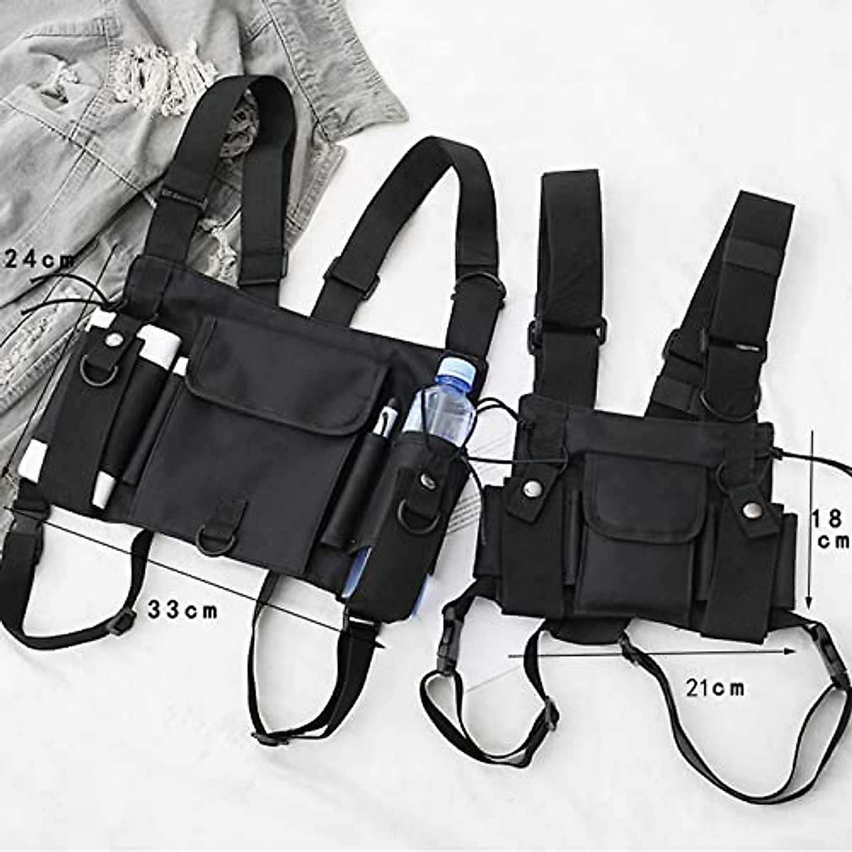 Hands-Free Chest Rig Bag Utility Vest | Hiking & Outdoors