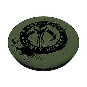 Star Wars The Mandalorian Paint Splatter Emblem PopSockets PopGrip: Swappable Grip for Phones & Tablets