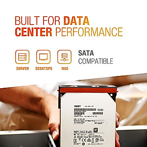 HGST HUH728080AL4200 3.5" 8TB SAS 12Gb/s 7.2K RPM 128M 0F23651 4Kn ISE Enterprise Hard Drive (Renewed)