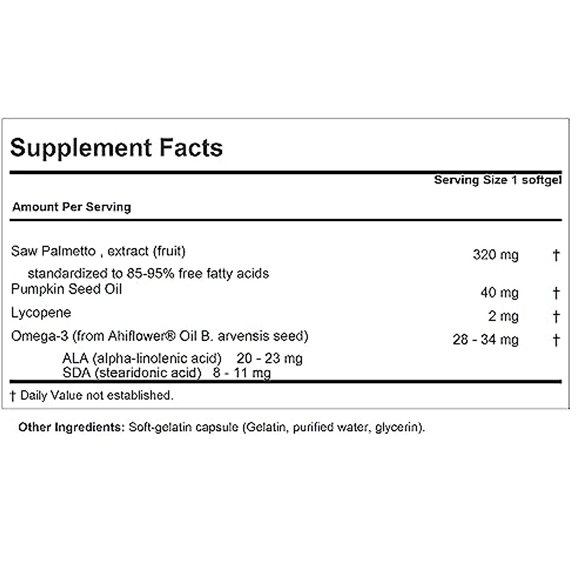 ANDREW LESSMAN Prostate Support Supplement for Men's Health, 360 Softgels, No Additives - Saw Palmetto for Men, Pumpkin Seed Oil, Lycopene & Omega-3 for Prostate Health, Urinary & Bladder Function