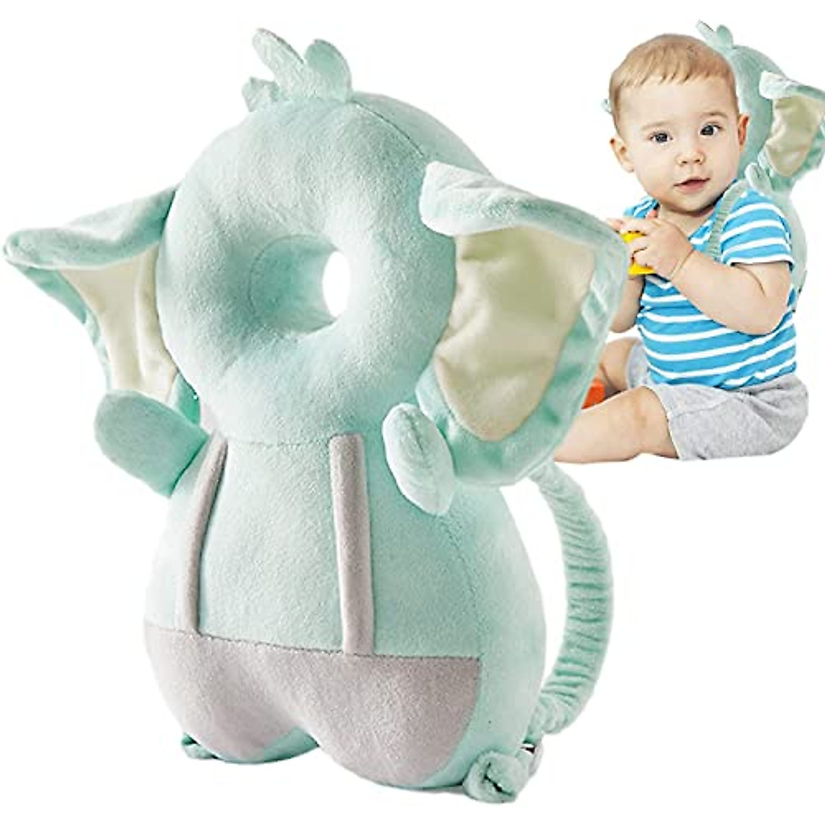 Peng Fang Baby Head Protector Backpack Baby Head Protector Toddler Baby Head Protection Cushion Backpack Wear (Color : Yellow)