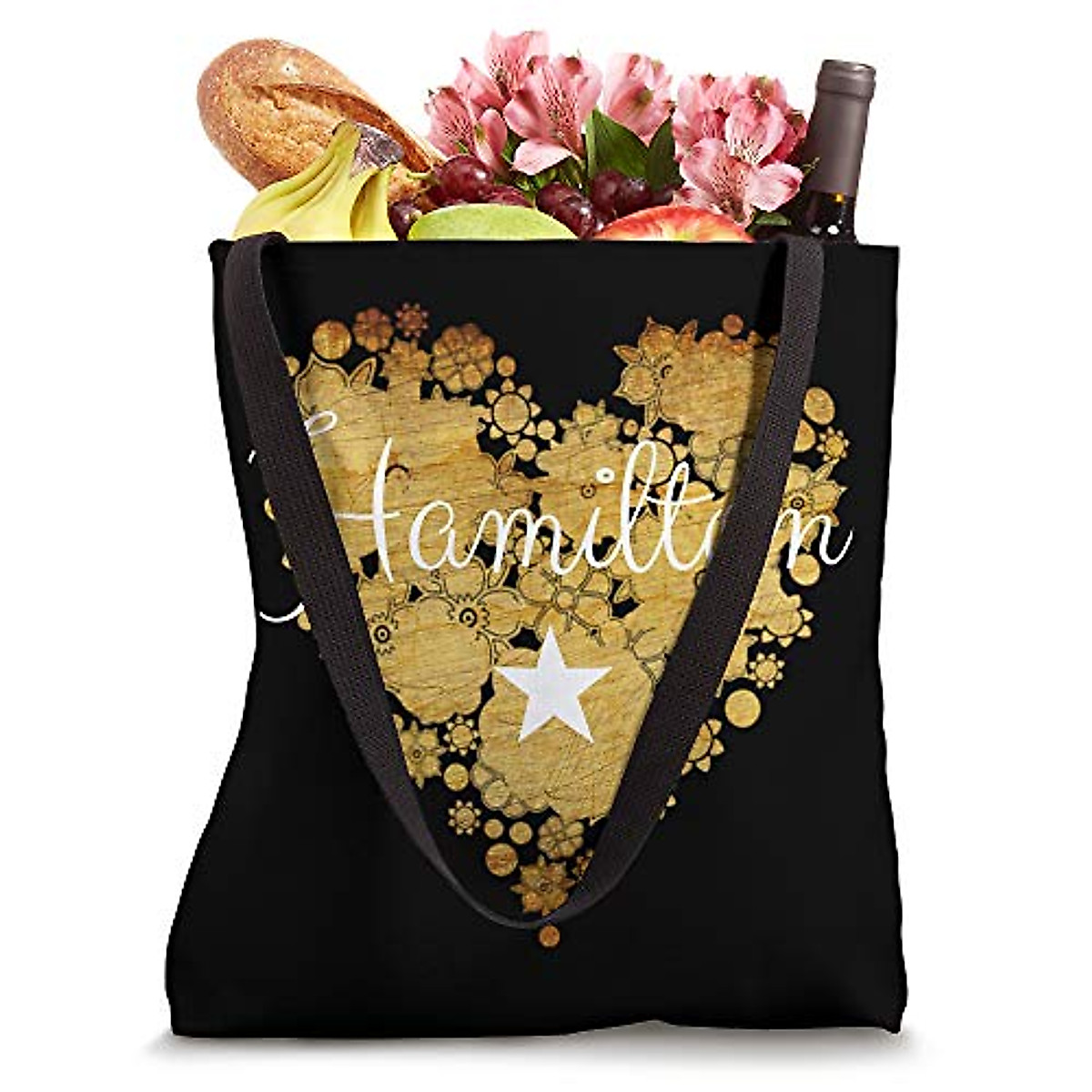 I Love Hamilton Heart | Gift for Teenage Girl Women Tote Bag