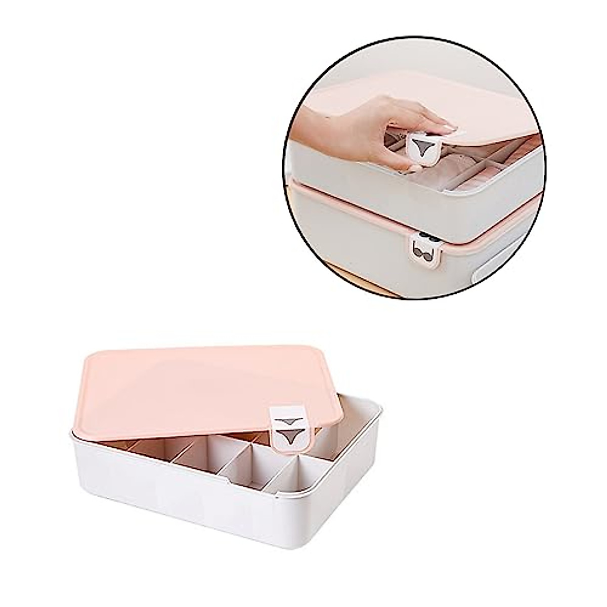 DOITOOL 1pc 15 Clothing Drawers Lingerie Stockings Underwear Drawer Closet Underwear Organizer Socks Drawer Organizer Socks Storage Organizer Socks Organizer Socks Storage Case Storage Box