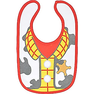 Disney Pixar Baby Boys 6 Pack Bibs Toy Story Incredibles Nemo Monsters Infant