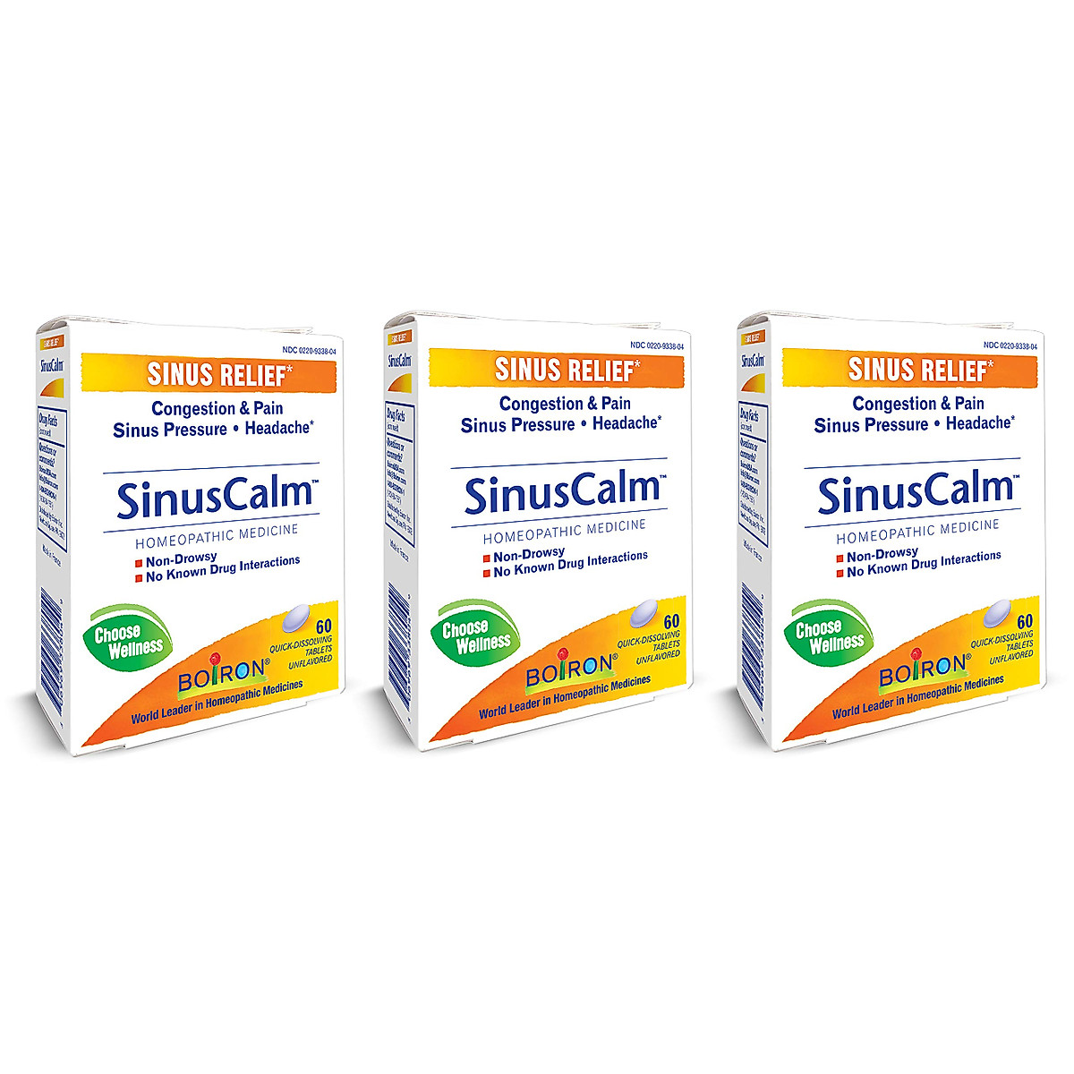 Boiron - Sinus Calm Sinus Relief - 1 Each - 60 TAB