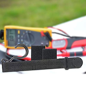 khanka Multimeter Hanging Strap and Magnet Kit, Portable Hanging Loop Polypropylene Fiber Tool Kit Strong Magnet Durable Multimeter Strap Hanger for Fluke HIOKI TESTO klein TPAK Digital Multimeter