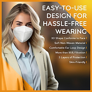 Old South Trading Face Masks - Disposable Face Masks for Adults - White (600 Count)