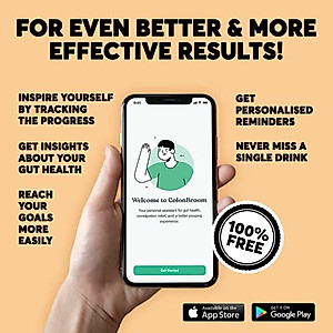 ColonBroom Psyllium Husk Powder Colon Cleanser (Tropical Fruits) - Vegan, Gluten Free Fiber Supplement - Safe Colon Cleanse for Constipation Relief, Bloating Relief & Gut Health (60 Servings)