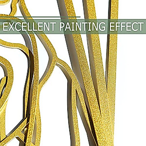 Pinetree Art Gold Metal Wall Art Flowers 3D Line Minimalist Decor Wall Sculpture Minimalist Decor Home Living Room Bedroom Wall Decoration, Set of 3 (flower-gold)