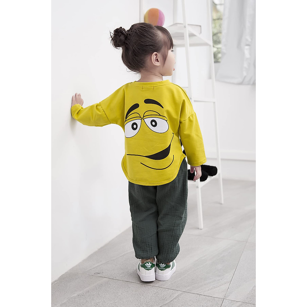 BULINGNA Cute Toddler Kids Baby Boy Girl Casual Eelastic Harem Long Pants Bloomers (Green, 3-4 Years)