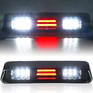 LED Third 3rd Brake light for 04-08 Ford F150 07-10 Ford Explorer 06-08 Lincoln Mark LT, Rear Cargo Lamp High Mount Stop light (Smoke)