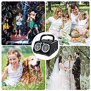 Bubble Machine,PANACARE Portable Automatic Bubble Blower.20000+ Bubbles per mins.Bubble Maker for Parties.Best Gifts for Kids and Toys for Pets.