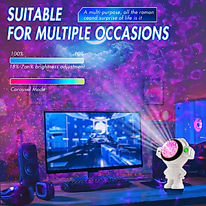 Star Projector Space Galaxy Night Light Projector, with Remote Timer and Bluetooth Music for Adults Kids Room Decor, Gifts for Christmas, Birthdays Party