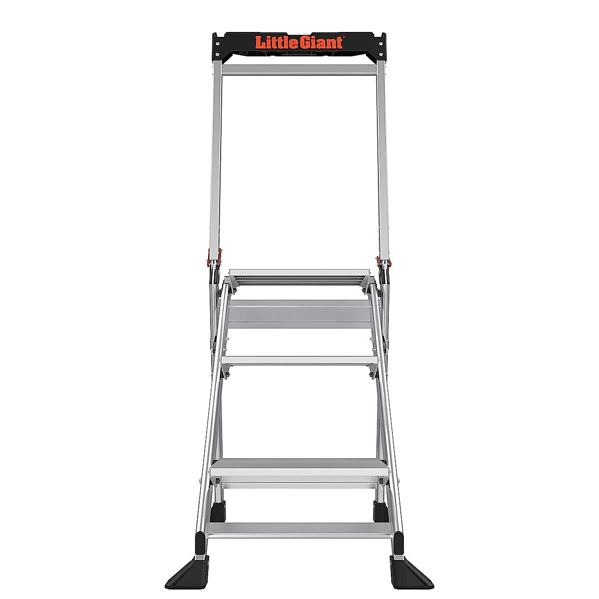 Little Giant Ladder Systems, Jumbo Step, 3-Step, 2 Foot, Step Stool, Aluminum, Type 1AA, 375 lbs Weight Rating, (11903), Gray