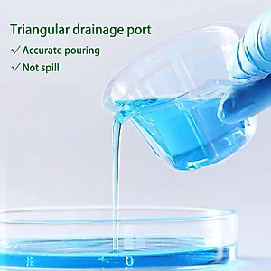 Mixing Cup 100PCS,40ml Disposable Plastic Resin Mixing Cups Multipurpose Dispensing Cup for Mixing Paint, Epoxy, Resin Crafts DIY (Clear),Come with 20 PCS Wood Craft Sticks