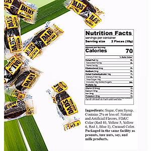 Dad's Wrapped Rootbeer Barrels | Hard Candy | Old Fashioned Bulk candies | 1 pound