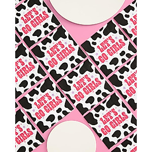 xo, Fetti Let's Go Girls Rodeo Napkins - 3-ply, 25 pcs | Bachelorette Party Decorations, Nashville Supplies, Cowgirl Bride Party Favors, Birthday Party, Western Theme
