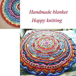 golo Crochet Yarn Cotton 6/4 Cotton Cone Yarn (Denim Blue-Yellow)