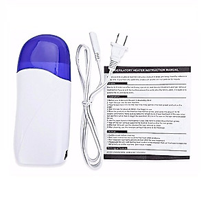 Roll on Wax Warmer for Hair Removal, Portable Wax Roller Heater, JAYWAYNE Electric Depilatory Waxing Roller for Men Women Waxup Roller for Travel, (Only Roller)