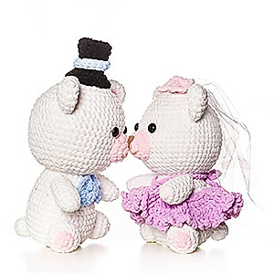 2 Pack Chenille Yarn,Multicolor Stripes Fluffy Fuzzy Bulky Thick Polyester Velvet Blanket Yarn for Crochet Knitting DIY Craft Pillow Bag Doll Making Multi 10# Total 220 Yards