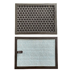 CALODY E-H1 HEPA Air Purifier Replacement Filter, 5-Layer Pre-Filter, 5-in-1 H13 True HEPA Filter, Activated Carbon Filter, Pack of 1