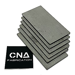 Welding Coupons - 11 Gauge Mild Steel - 2 by 4 Inch (2"X4") - Multipacks - Made in USA - Weld Practice and Training for MIG, TIG, Stick, Arc, Gas and Brazing (6 Pack)