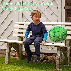 NIXFOX Backpack Turtle Shell Green Soft Stuffed Cartoon Cute Turtle Costume Backpack Tortoise Shell Bag for Halloween Cosplay (ordinary)