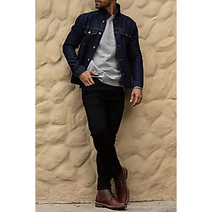 Mens Slim Fit Jeans Stretch Black Denim Pants for Men Skinny Jeans Tapered Leg 30