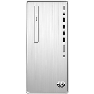 HP - Pavilion Desktop - TP01-0014 - Intel Core i3-8GB Memory - 256GB Solid State Drive - Natural Silver