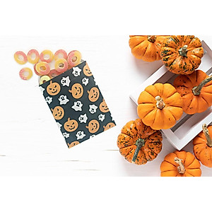MENDERRY Paper Halloween Treat Candy bags Trick or Treat Bags Treat Bags Party Favor Cookie Bag